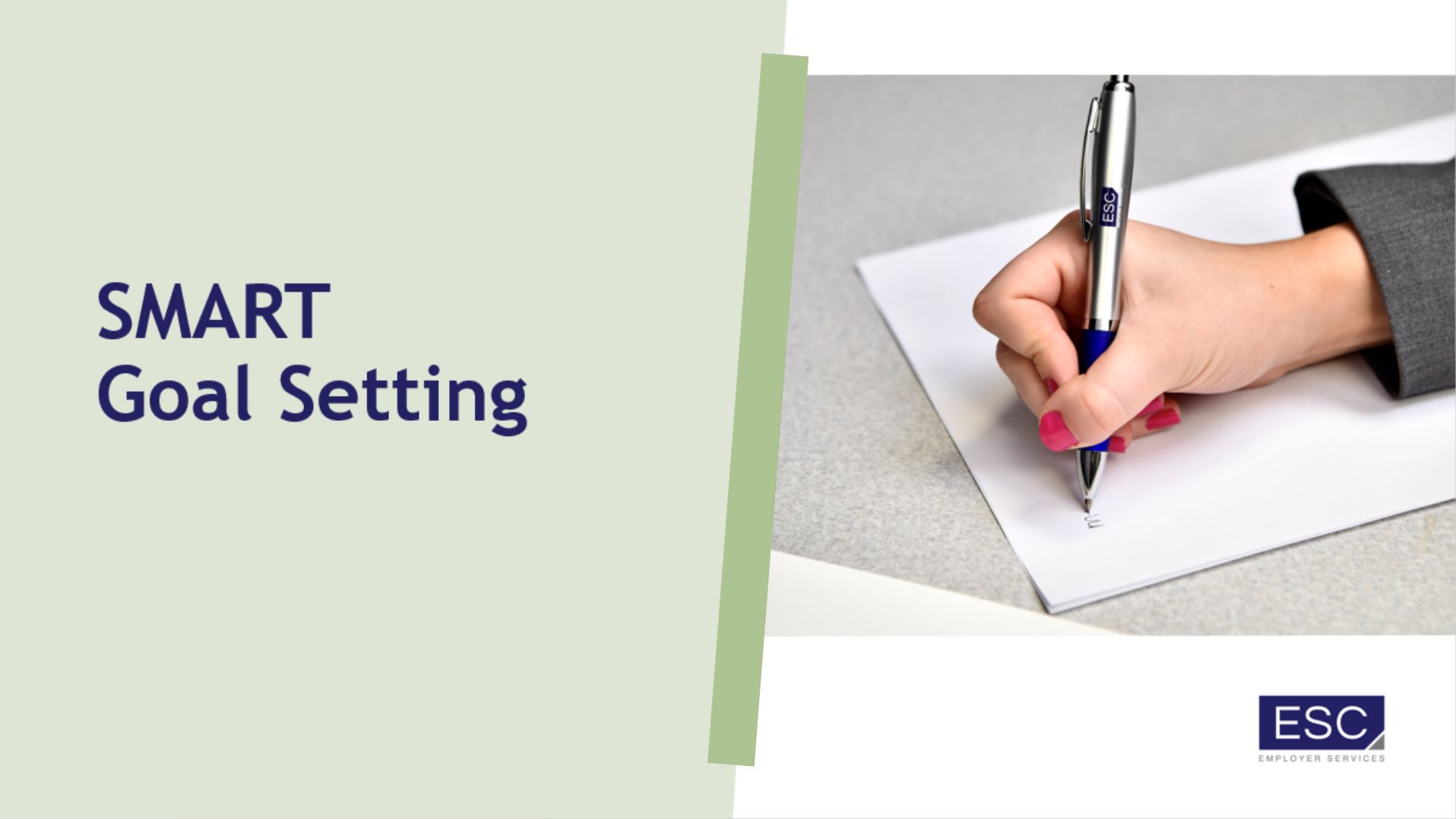 SMART Goal Setting - Employer Services Corporation